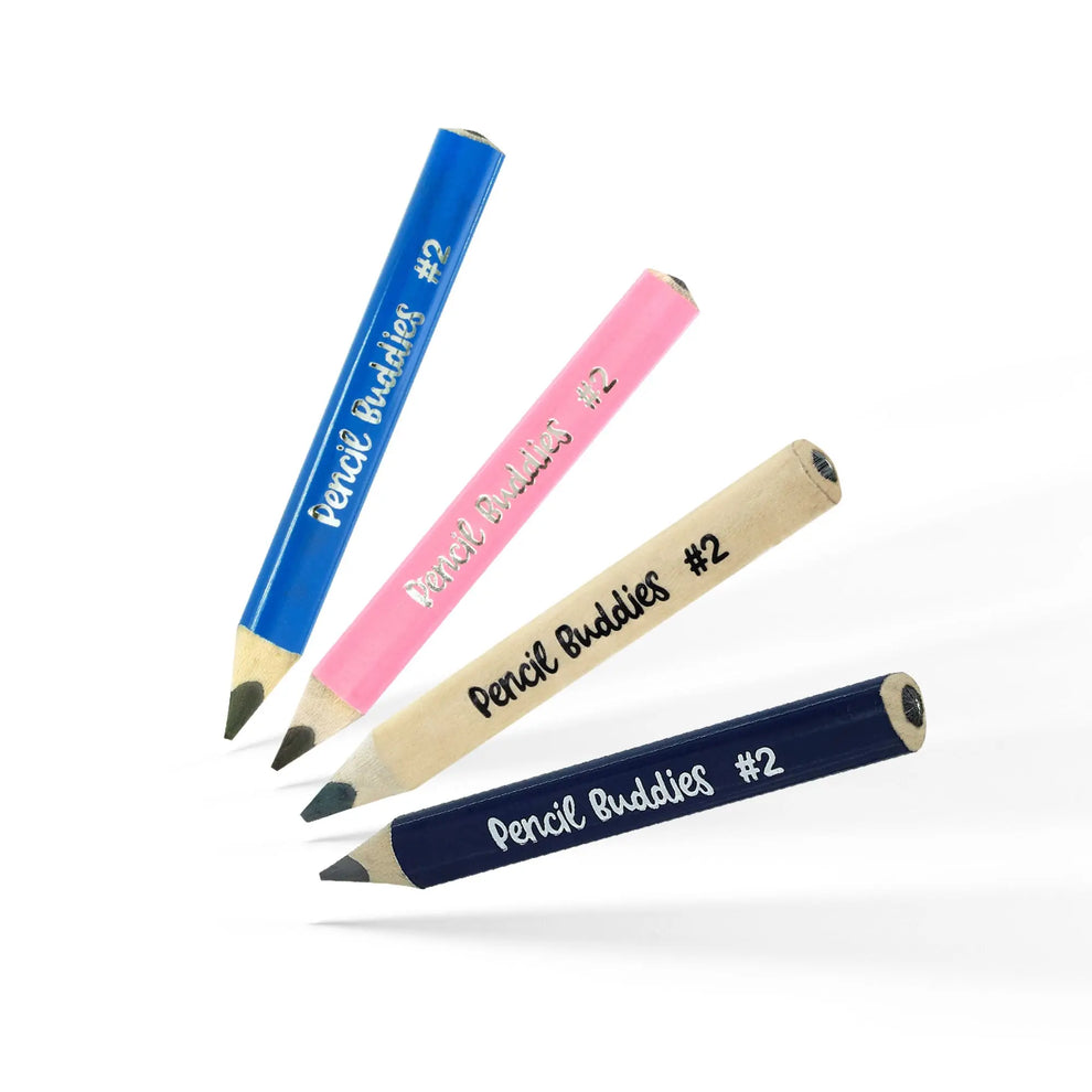 Short & Fat 3.5” Triangular Pencils – Thick 5MM Core + Sharpener (Set ...