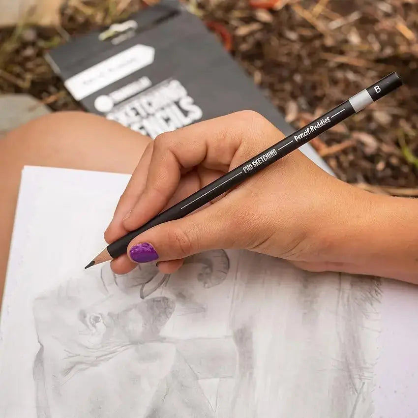 Professional Graphite Pencils 8B-6H Triangular (Set of 12) – Pencil Buddies